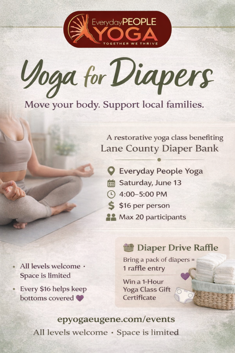 Yogo for Diapers with Everyday People Yoga – Lane County Diaper Bank